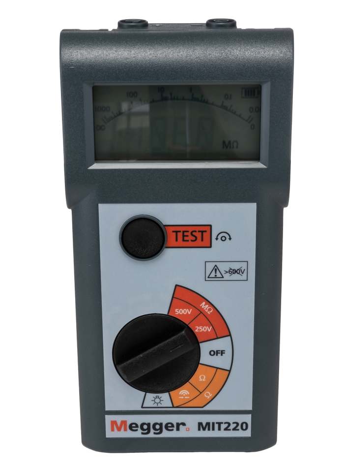 MIT220-EN Megger | Megger MIT220 Insulation & Continuity Tester, 250V ...