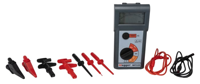 MIT220-EN Megger | Megger MIT220 Insulation & Continuity Tester, 250V ...