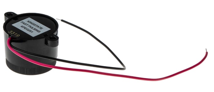 RS PRO | RS PRO 82 dB Panel Mount Fast Pulse Internal 25.4 mm Piezo ...