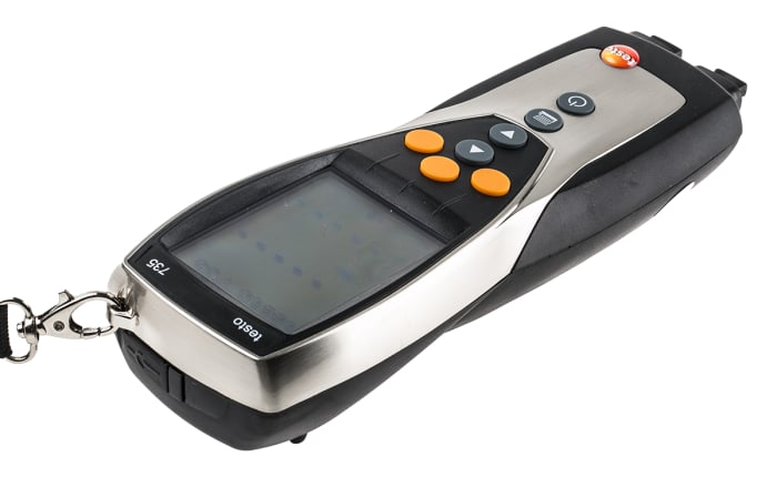 0563 7352 Testo | Testo 735-2 Wired Digital Thermometer, PT100 Probe, 3 ...