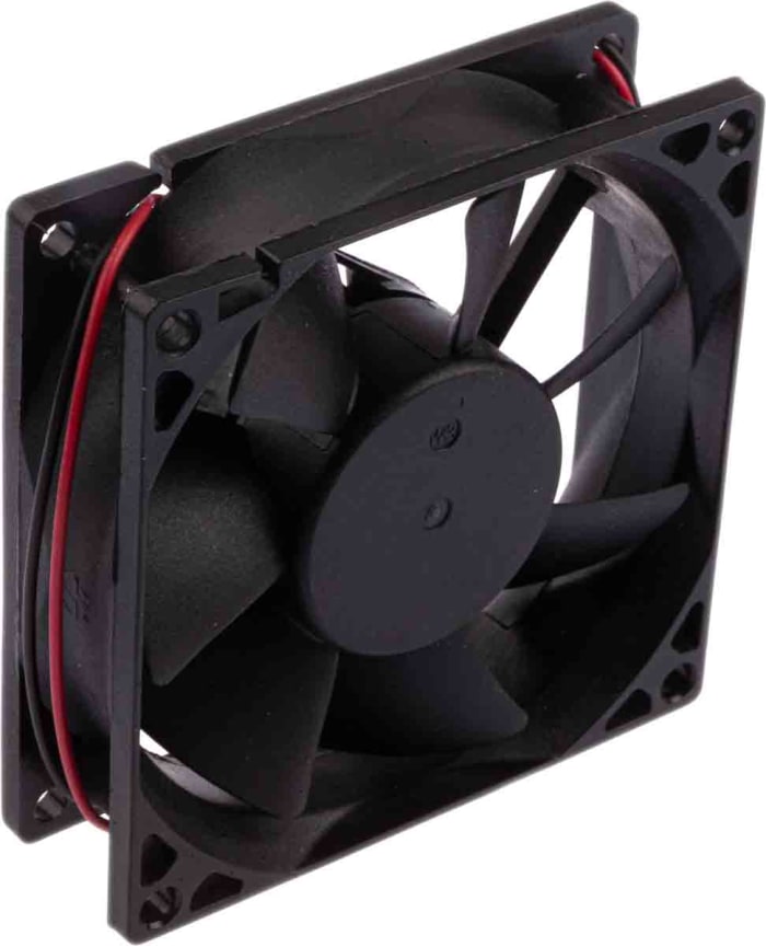 RS PRO | RS PRO OD8025 Series Axial Fan, 12V dc, 68 m³/h, 1.8 W, 180 mA ...