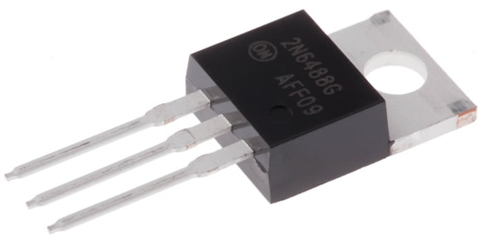 2N6488G onsemi | onsemi 2N6488G Transistor, 15 A NPN, 80 V, 3-Pin TO ...