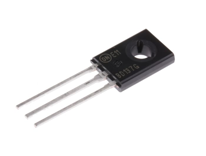 BD137G onsemi | onsemi BD137G NPN Transistor, 1.5 A, 60 V, 3-Pin TO-225 ...