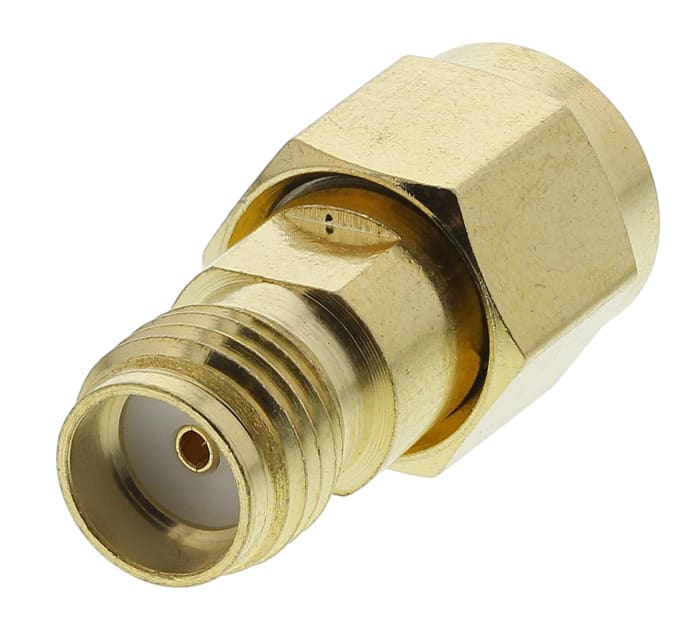 RS PRO | RS PRO Straight 50Ω RF Adapter SMA Plug to SMA Socket 18GHz ...