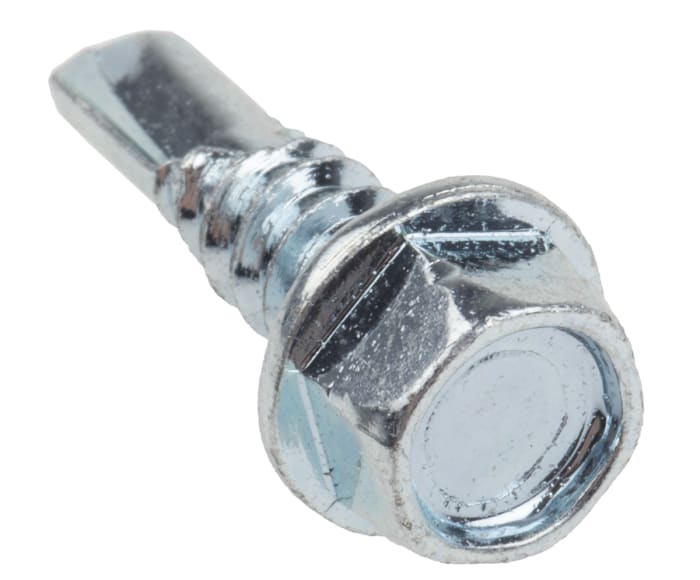 RS PRO | RS PRO Bright Zinc Plated Steel Self Drilling Screw M5.5 x 19mm Long | 546-5878 | RS