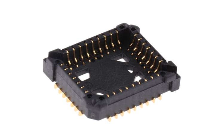 LCC-032-H200-55 E-TEC | E-TEC 1.27mm Pitch 32 Way PLCC IC Socket | 600-7811 | RS