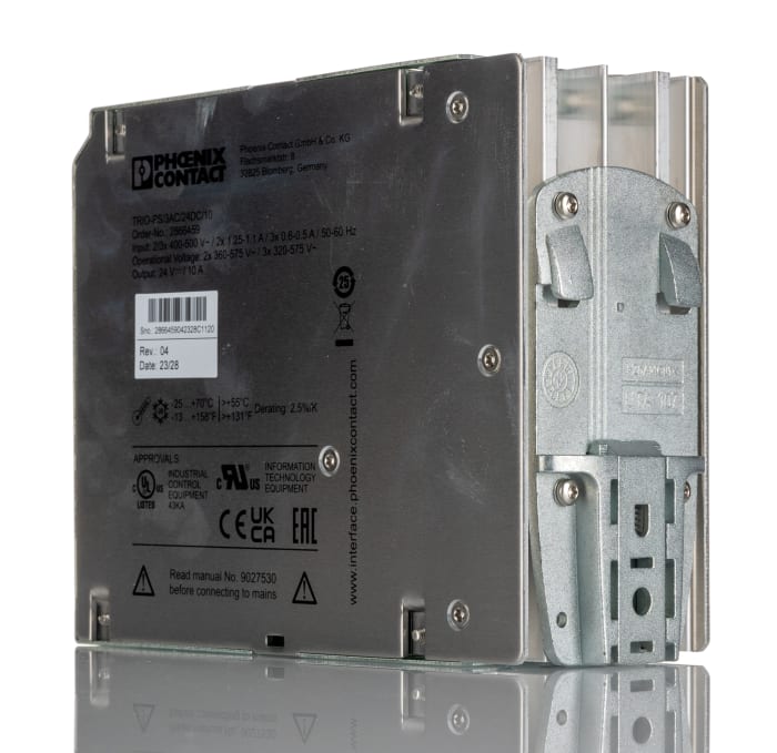 2866459 Phoenix Contact | Phoenix Contact TRIO-PS/ 3AC/24DC/10 Switch ...