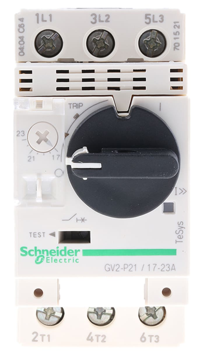 GV2P21 Schneider Electric | Schneider Electric 17 → 23 A TeSys Motor ...
