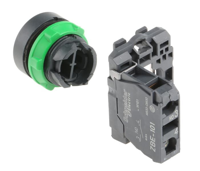 XB5AA31 Schneider Electric | Schneider Electric Harmony XB5 Series Push Button, Panel Mount ...