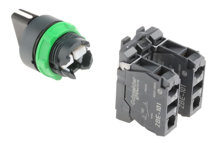 XB5AD33 Schneider Electric | Schneider Electric Selector Switch - (2 NO ...
