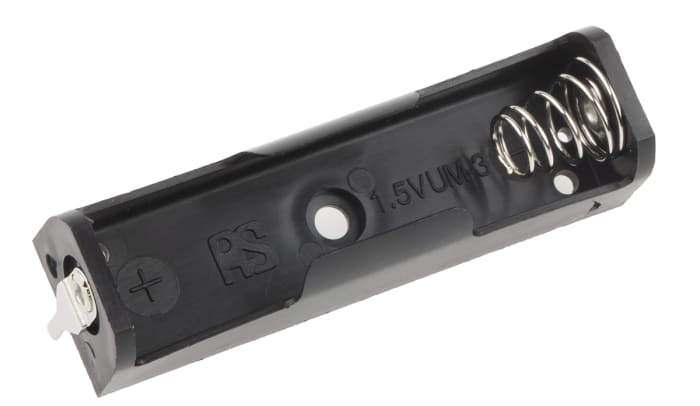 RS PRO | RS PRO AA Battery Holder, Coil Spring Contact | 611-9576 | RS