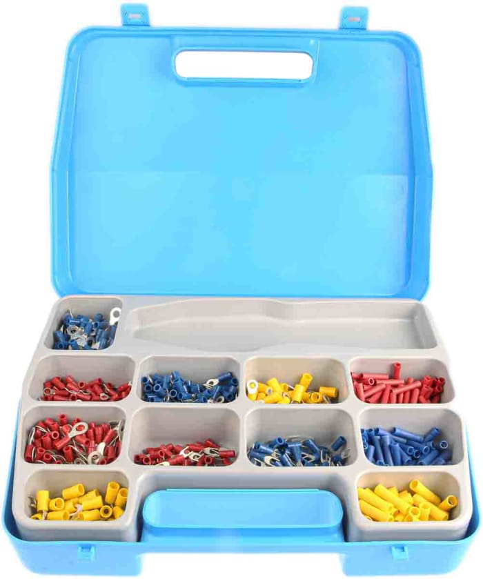 RS PRO | RS PRO 750 Piece Insulated Terminal Crimp terminal Kit | 613 ...