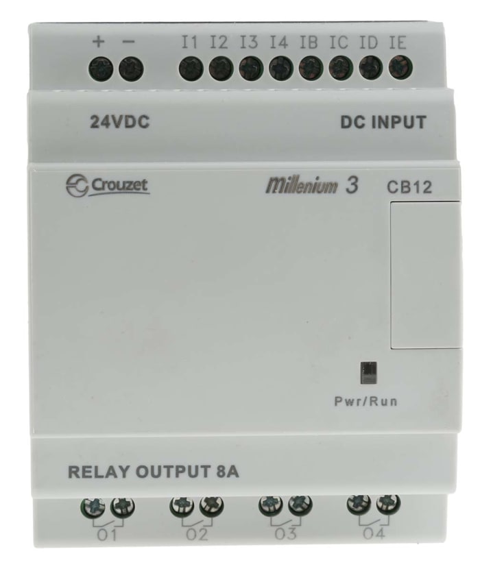 88970021 Crouzet | Módulo lógico Crouzet Millenium 3, 24 V dc, 8 ...