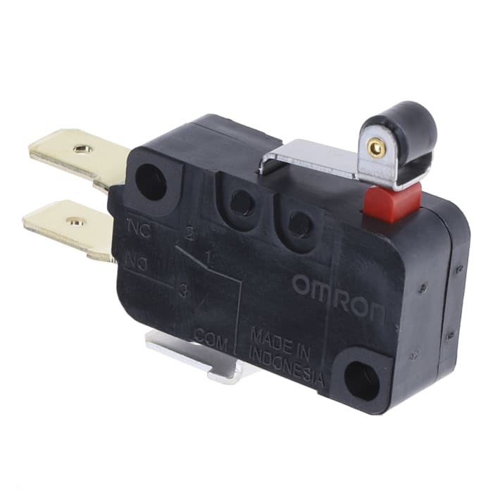 D3v 165 1c5 Omron Omron Short Roller Lever Micro Switch Tab Terminal 16 A 250 V Ac Spdt