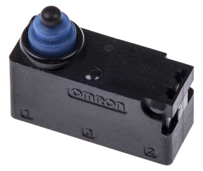 D2HW-A201D Omron | Omron Pin Plunger Micro Switch, PCB Terminal, 2 A @ 12 V dc, SPDT, IP67 | 616 ...