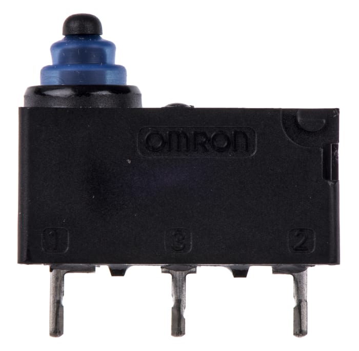 D2HW-A201D Omron | Omron Pin Plunger Micro Switch, PCB Terminal, 2 A ...