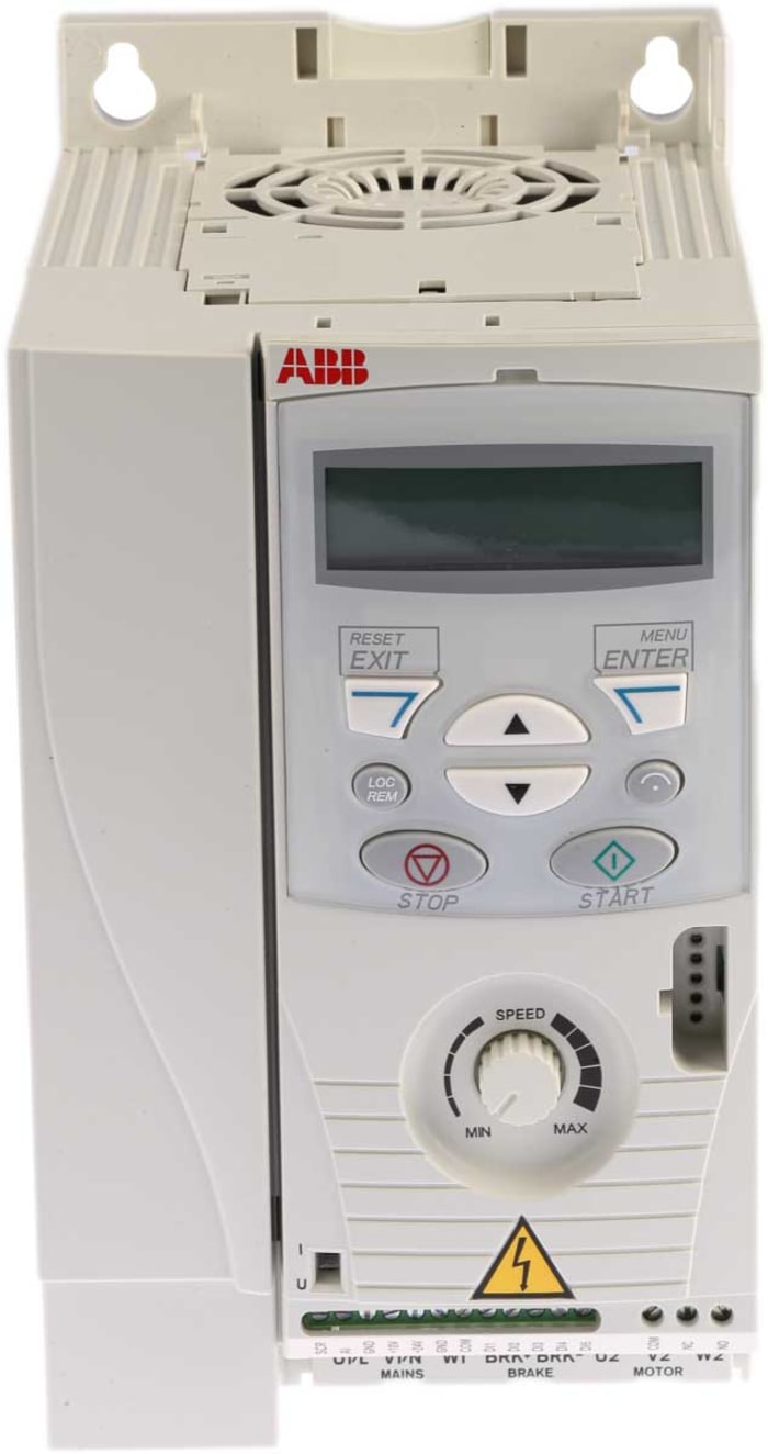 ACS150-01E-09A8-2 ABB | ABB ACS150 Inverter Drive, 1-Phase In, 500Hz Out, 2.2 kW, 230 V ac, 9.8 ...