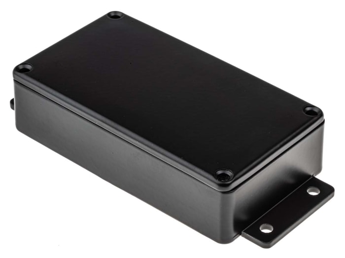 RS PRO | RS PRO Black Die Cast Aluminium Enclosure, IP66, Flanged ...