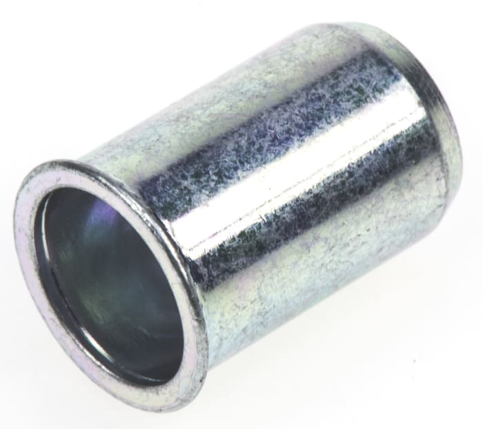 POP | POP Galvanised, M6 Steel Threaded Insert, 10.5mm diameter 9.6mm ...