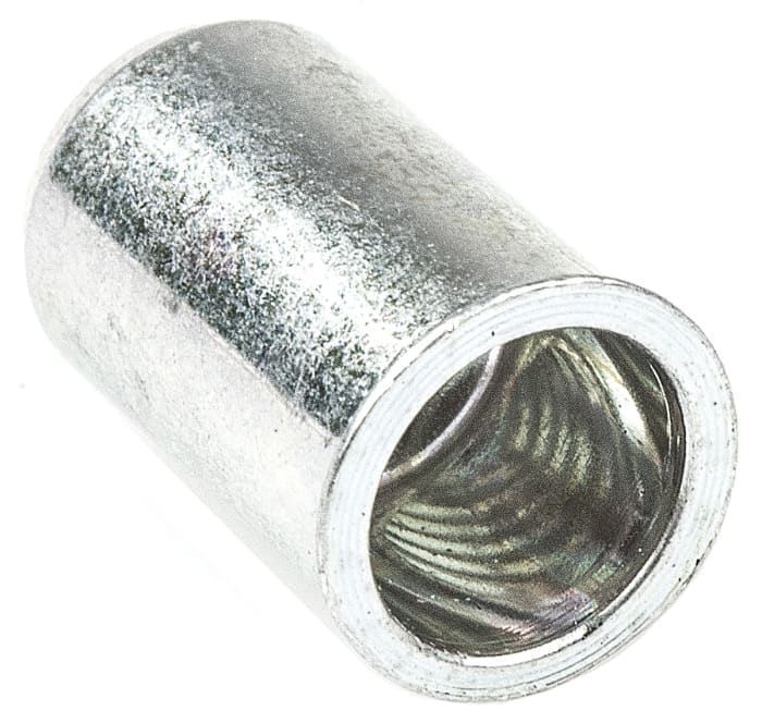 POP | POP Galvanised, M5 Steel Threaded Insert, 7.8mm diameter 7.2mm ...