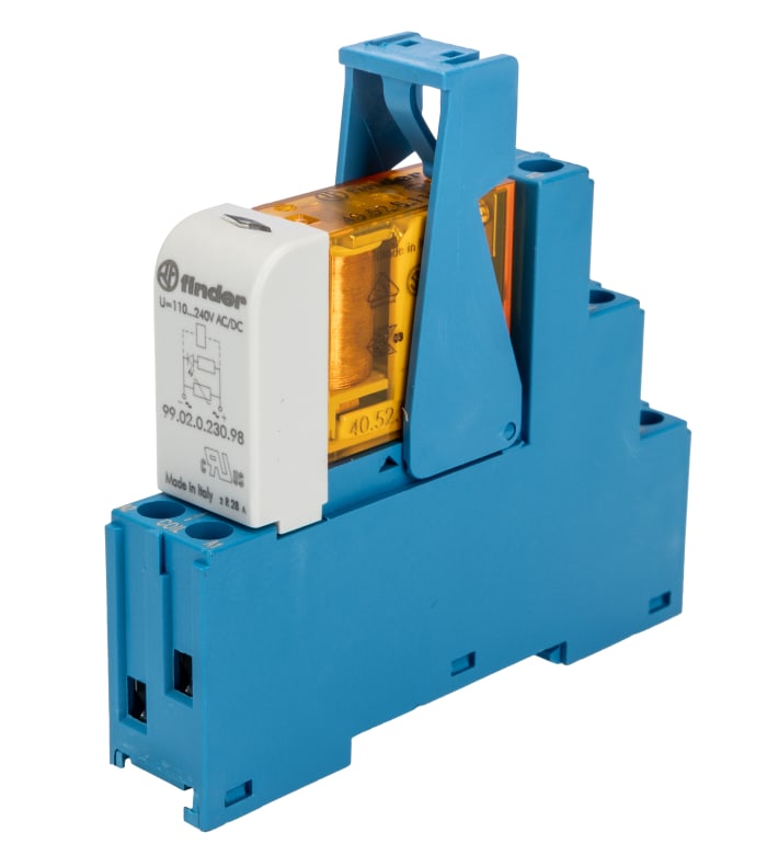 48.52.8.110.0060SPA Finder | Finder 48 Series Interface Relay, DIN Rail ...
