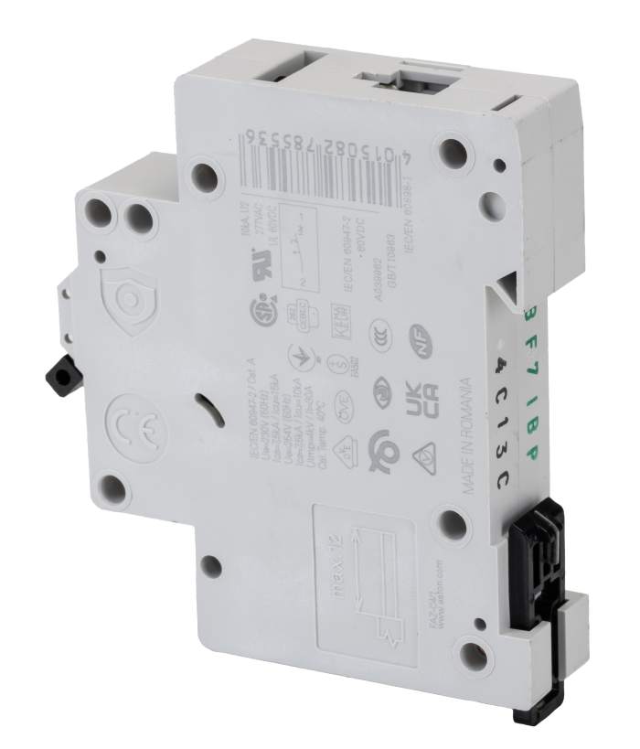278553 FAZ-C4/1 Eaton | Eaton xEffect MCB, 1P, 4A Curve C, 230V AC, 60V DC, 10 kA Breaking ...