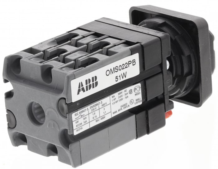 1SCA022533R0960 ABB | ABB 3 Position 30° Rotary Cam Switch, 10 A ...