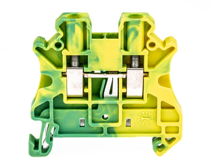 3044092 Phoenix Contact | Phoenix Contact UT 2.5-PE Series Green/Yellow ...