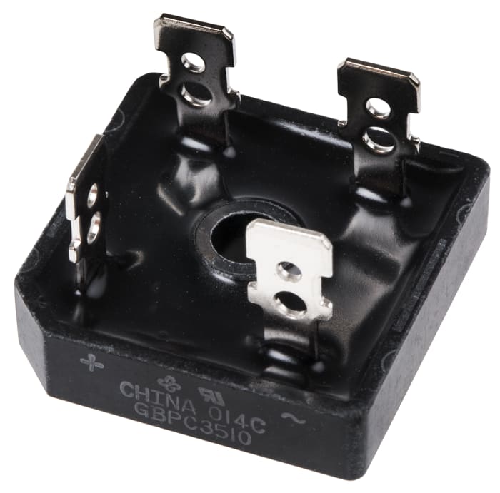 GBPC3510-E4/51 Vishay | Vishay Bridge Rectifier, 35A, 1000V, 4-Pin | 165-2341 | RS