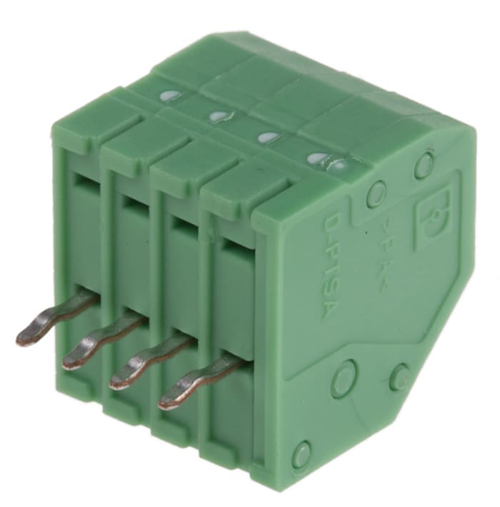 1989764 Phoenix Contact | Phoenix Contact PTSA 0.5/ 4-2.5-F Series PCB ...