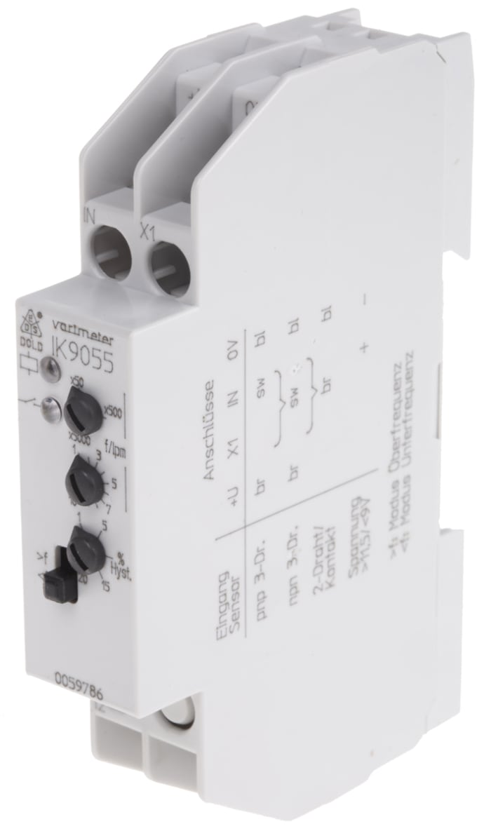 IK9055.11 50-50000IPM UH=DC24V Hyst.1-20% Dold | Dold Speed Monitoring ...