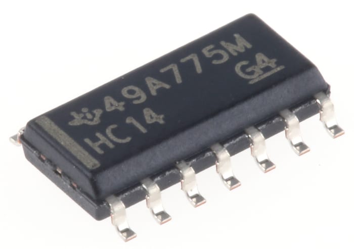 SN74HC14D Texas Instruments | Texas Instruments SN74HC14D Hex Schmitt Trigger CMOS Inverter, 14 ...