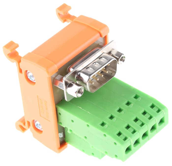 RS PRO | RS PRO 9-Contact Male Interface Module, D-sub Connector, DIN ...