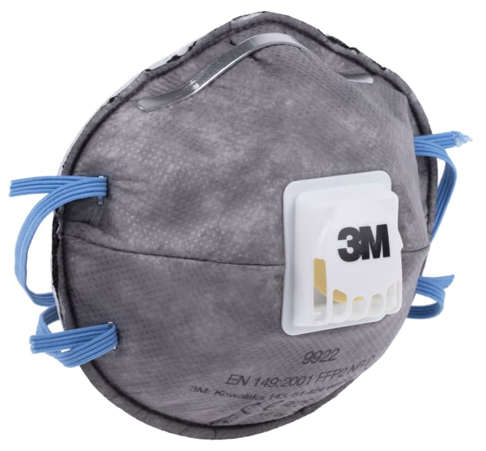 3M Aura 9922 3M | 3M 9900 Speciality Series Respirator Mask for Nuisance Odour Protection, FFP2 ...