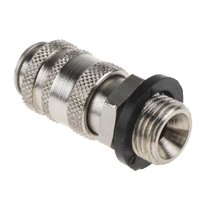 RS PRO | Enchufe rápido de Latón RS PRO, Macho G 1/8, , Rectus 20 ...