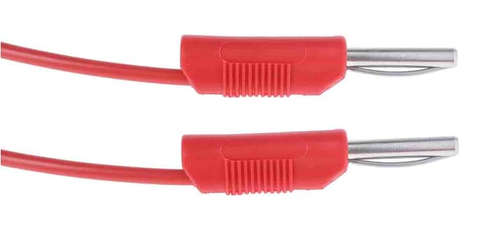 RS PRO | RS PRO 4 mm Test Probe Lead, 2.5A, 50V ac, Red, 500mm Lead ...