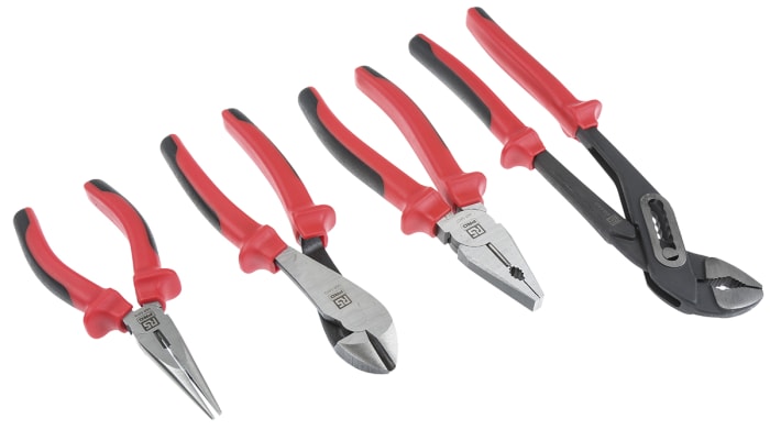 RS PRO | RS PRO Pense Seti, Krom Vanadyum Çelik, 4 Parçalı Set | 668 ...