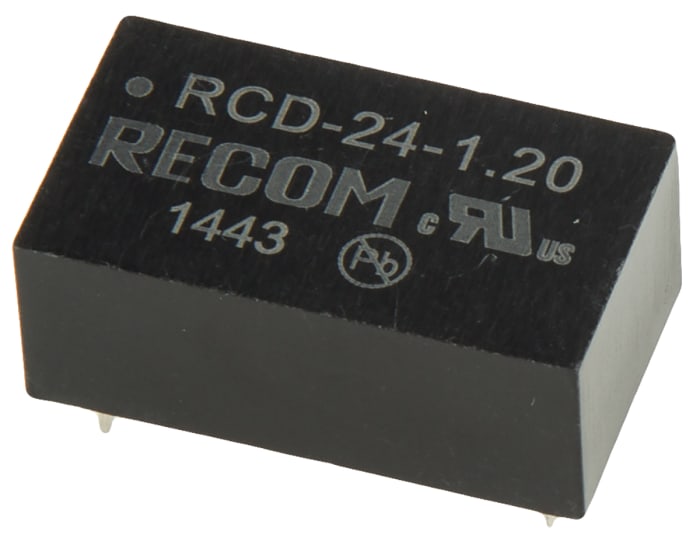 RCD-24-1.20 Recom | Recom LED Driver, 3 → 31V Output, 1.2A Output, Constant Current Dimmable ...