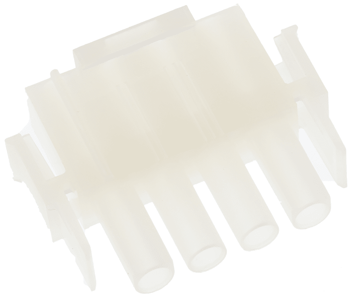 50-84-1040 Molex | Molex, MLX Male Connector Housing, 4 Way, 1 Row ...