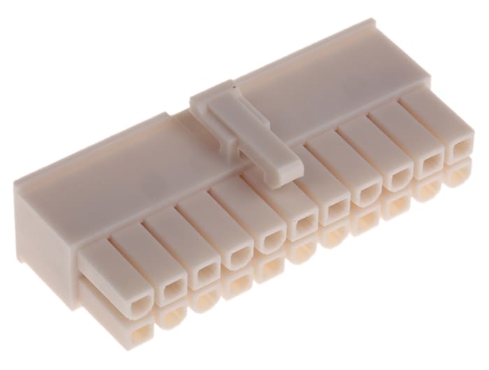 39-01-2225 Molex | Molex, Mini-Fit Jr Female Connector Housing, 4.2mm Pitch, 22 Way, 2 Row | 670 ...