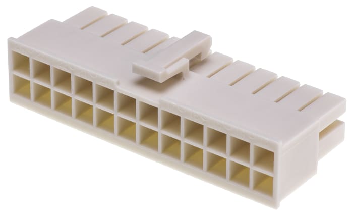 39-01-2245 Molex | Molex, Mini-Fit Jr Female Connector Housing, 4.2mm Pitch, 24 Way, 2 Row | 670 ...