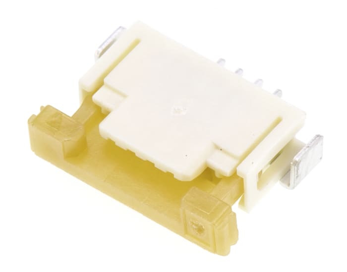 52207-0460 Molex | Molex, Easy-On, 52207 1mm Pitch 4 Way Right Angle Female FPC Connector, ZIF ...