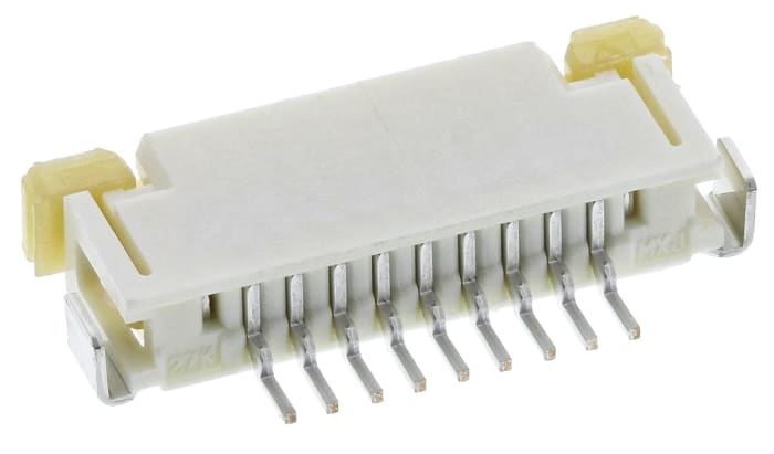 52207-0960 Molex | Molex, FFC/FPC SMT, 52207 1mm Pitch 9 Way Right Angle Female FPC Connector ...