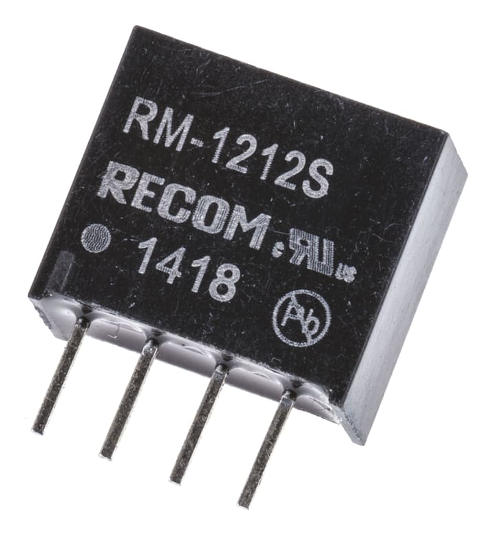 RM-1212S Recom | Recom RM DC-DC Converter, 12V dc/ 21mA Output, 10.8 → ... RM-1212S Recom | Recom RM DC-DC Converter, 12V dc/ 21mA Output, 10.8 → ...