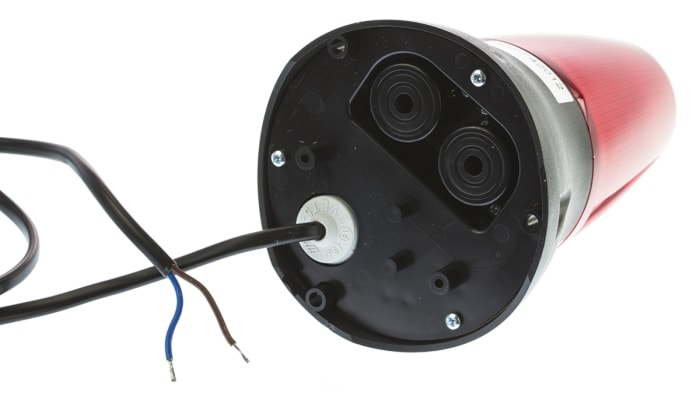 LEDA125-04-02 Moflash | Moflash LEDA125 Series Red Buzzer Beacon, 230 V ac, IP65, Wall Mount ...