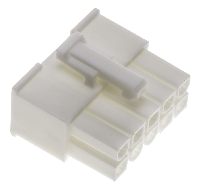 39-01-2105 Molex | Molex, Mini-Fit Jr Female Connector Housing, 4.2mm Pitch, 10 Way, 2 Row | 679 ...