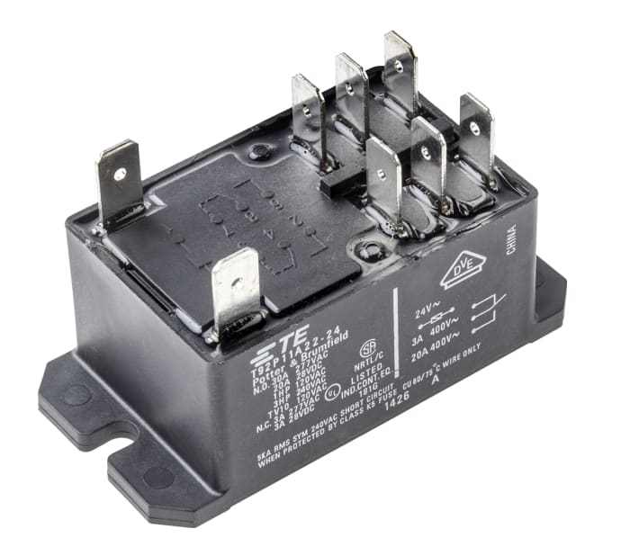 T92P11A22-24=T92 TE Connectivity | TE Connectivity Flange Mount Power ...