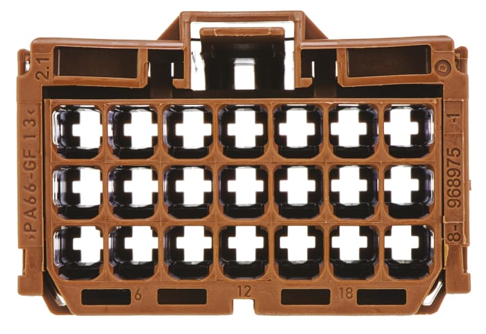 8-968975-1 TE Connectivity | TE Connectivity, AMP MCP 2.8 Female Automotive Connector, 5.5mm ...