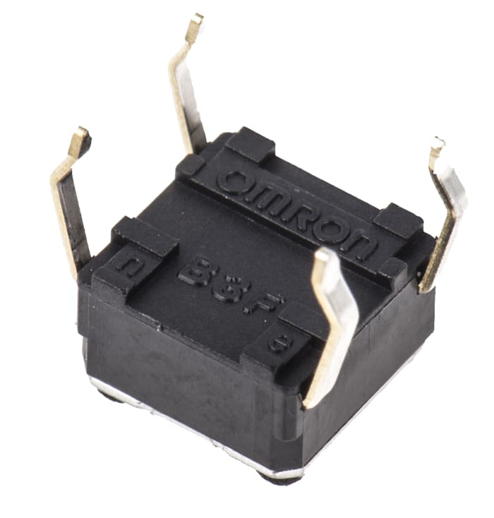 B3F-1005 Omron | Omron Orange Plunger Tactile Switch, SPST 50 mA @ 24 V ...