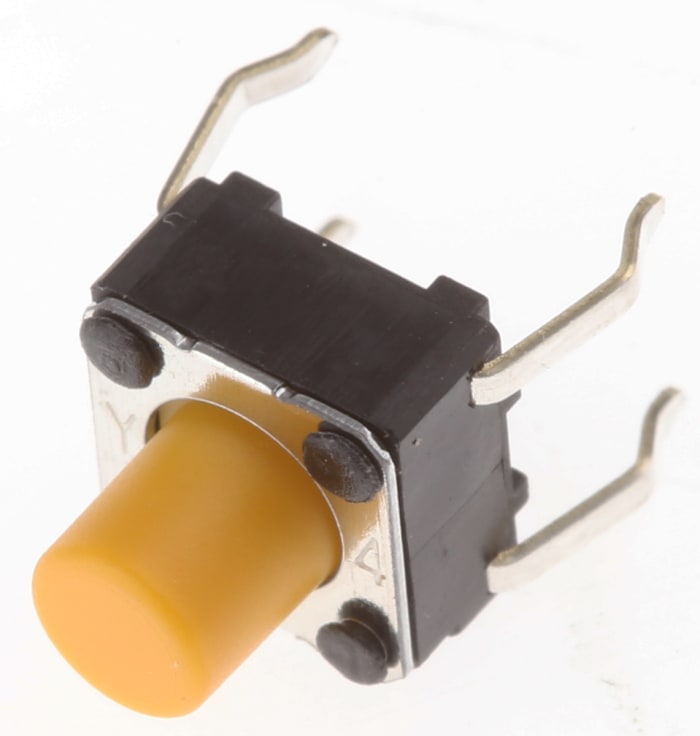 B3F-1062 Omron | Omron Plunger Tactile Switch, SPST 50 mA @ 24 V dc 3 ...